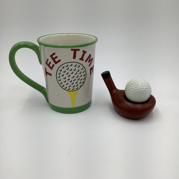Sonoma | Dining | Sonoma Tee Time Golf Mug With Golf Ball Tee Holder ...
